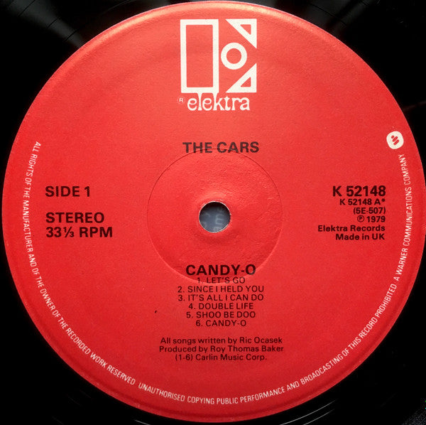 Buy The Cars : Candy-O (LP, Album) Online for a great price – River ...