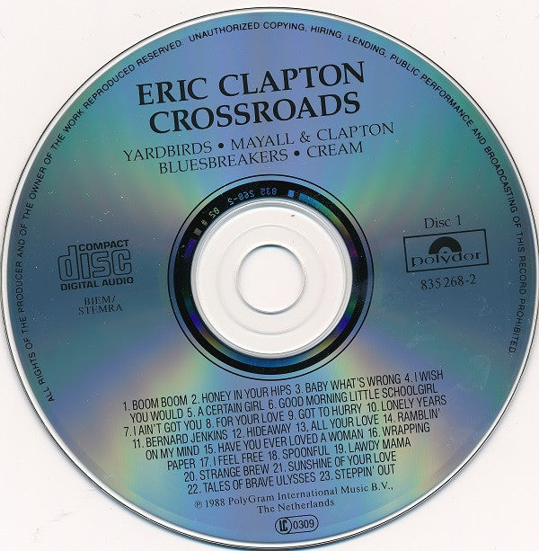 Buy Eric Clapton : Crossroads (4xCD + Box, Comp, RM) Online for a great ...
