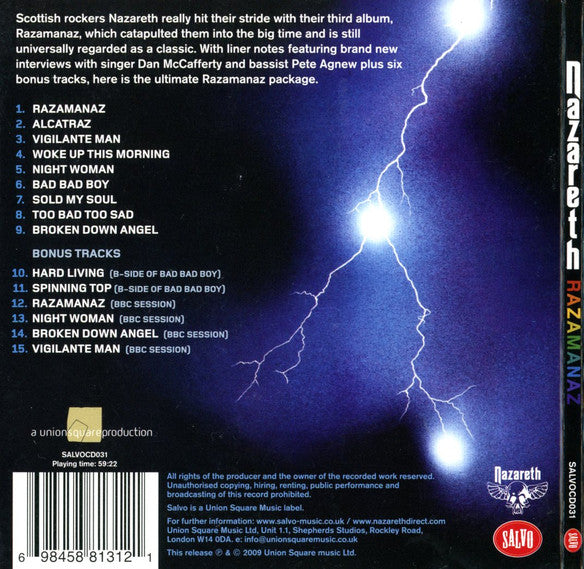 Buy Nazareth : Razamanaz (CD, Album, RE, RM) Online for a great price ...