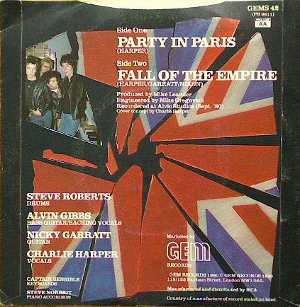 Buy U.K. Subs* : Party In Paris (7", Single) Online for a great price ...