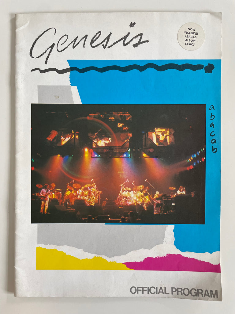 Genesis ABACAB 1981 Tour Programme – River Soar Records