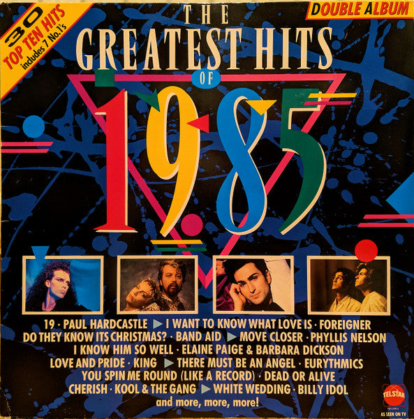 Buy Various : The Greatest Hits Of 1985 (2xLP, Comp) Online for a great ...