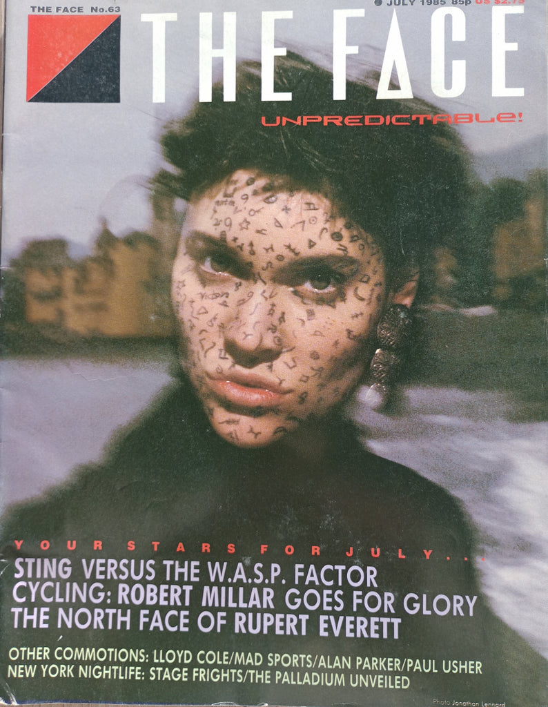 The Face Issue 63 July 1985 Sting, Robert Miller, Rupert Everett, Alan ...
