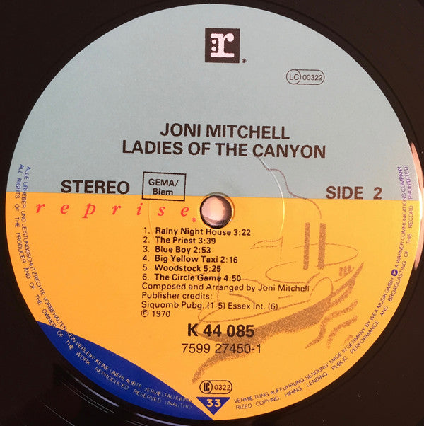 Joni Mitchell Ladies Of The Canyon
