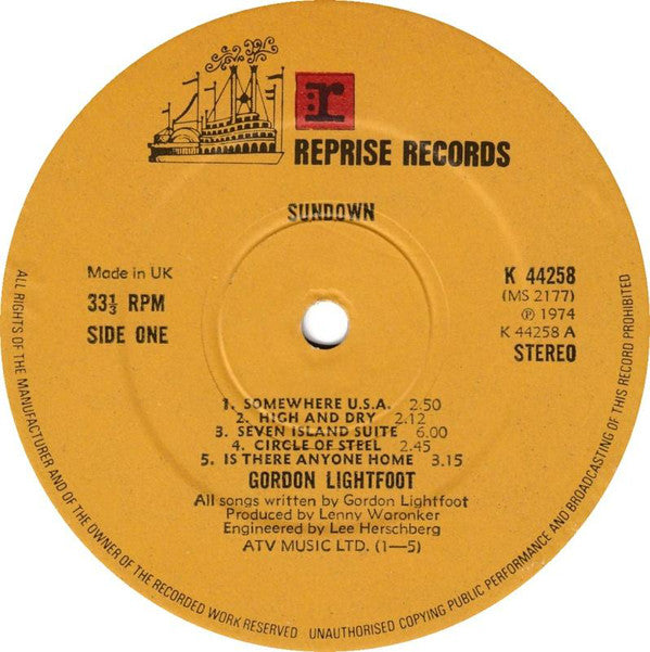 Sundown Gordon Lightfoot