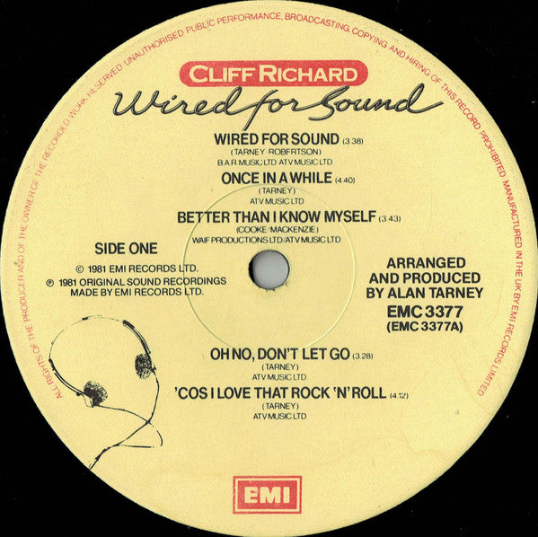 Buy Cliff Richard : Wired For Sound (LP, Album) Online for a great ...