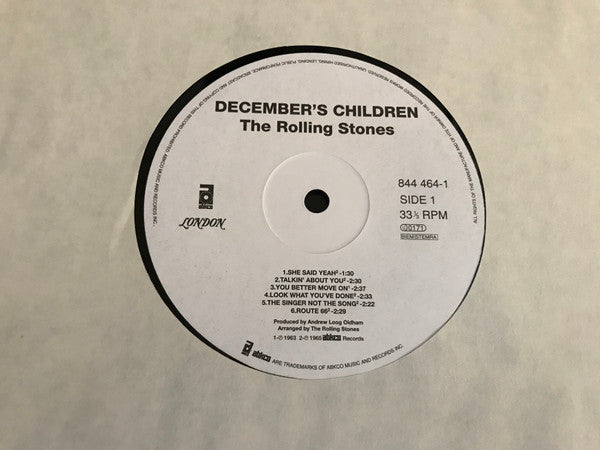 Buy The Rolling Stones : December's Children (And Everybody's) (LP ...
